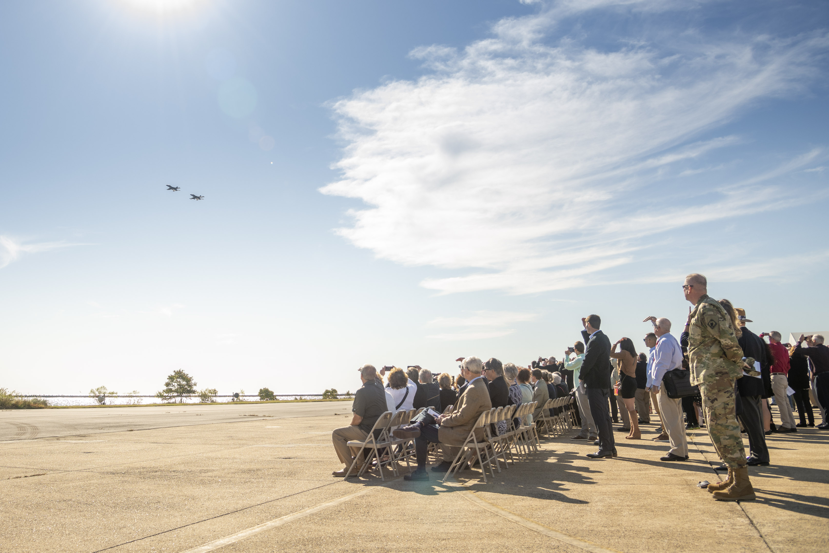 VX-23 changes command hundreds of feet over squadron hangars | NAVAIR