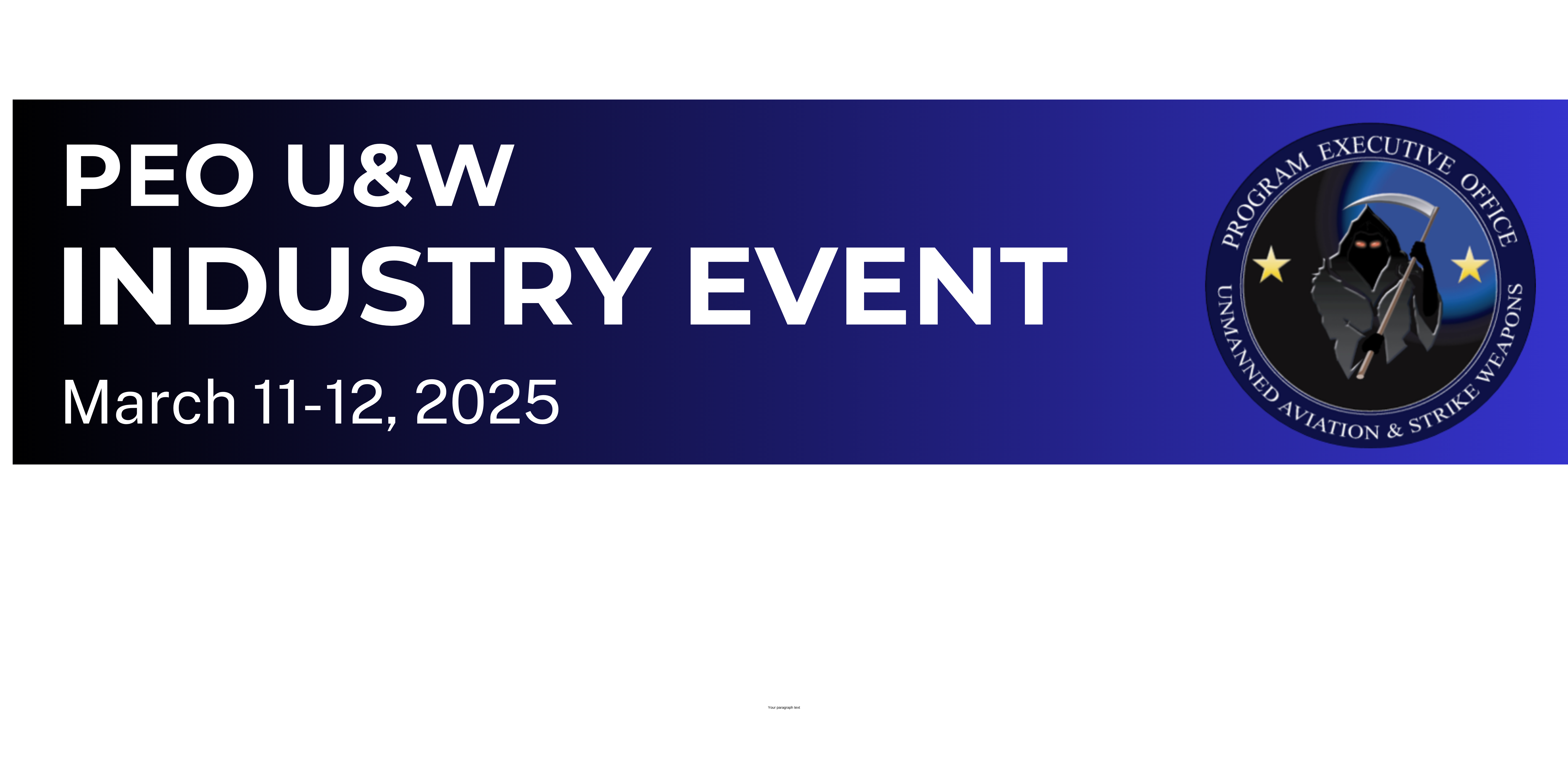 PEO (U&W) Industry Event | NAVAIR
