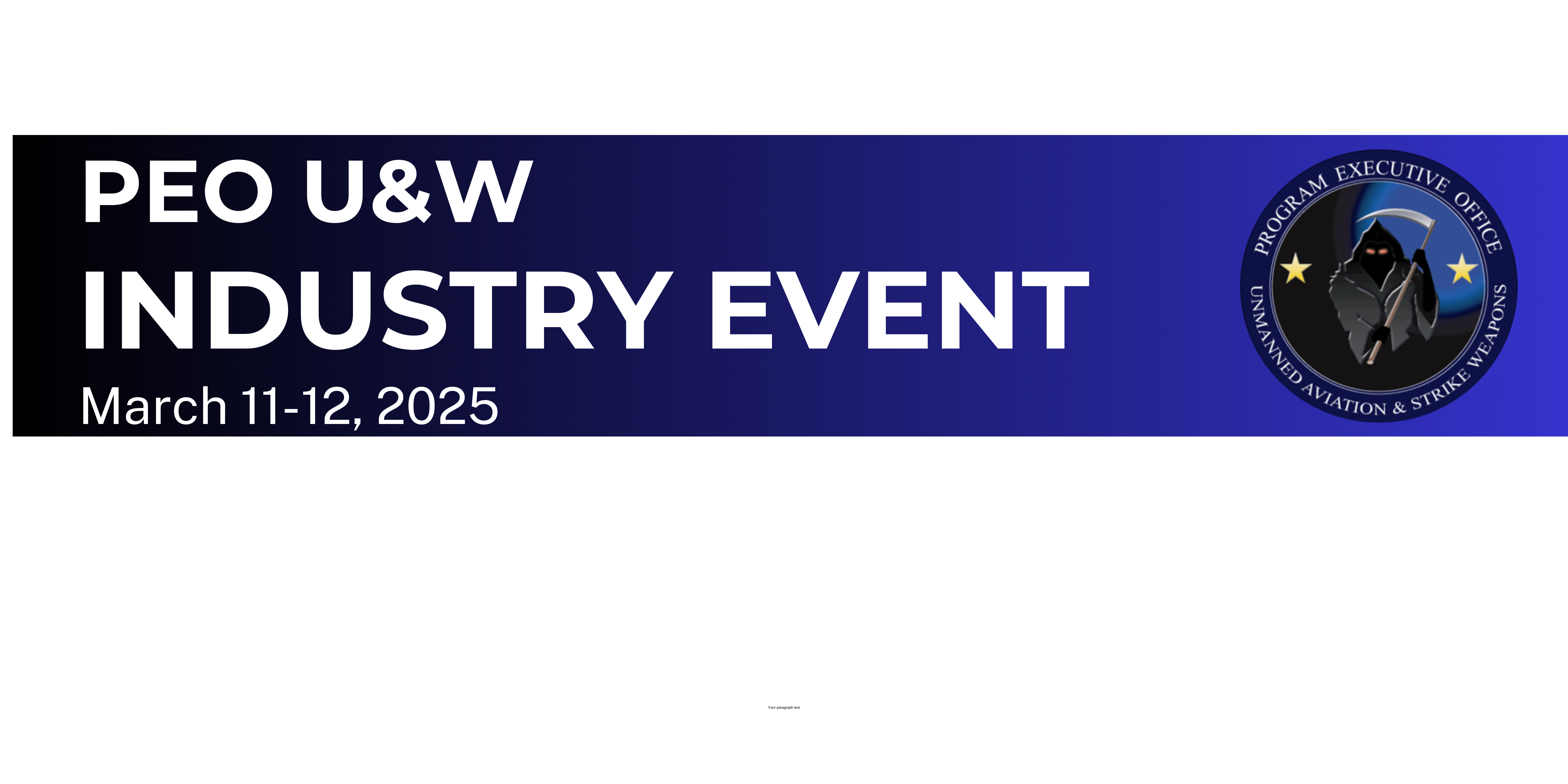 PEO (U&W) Industry Event | NAVAIR