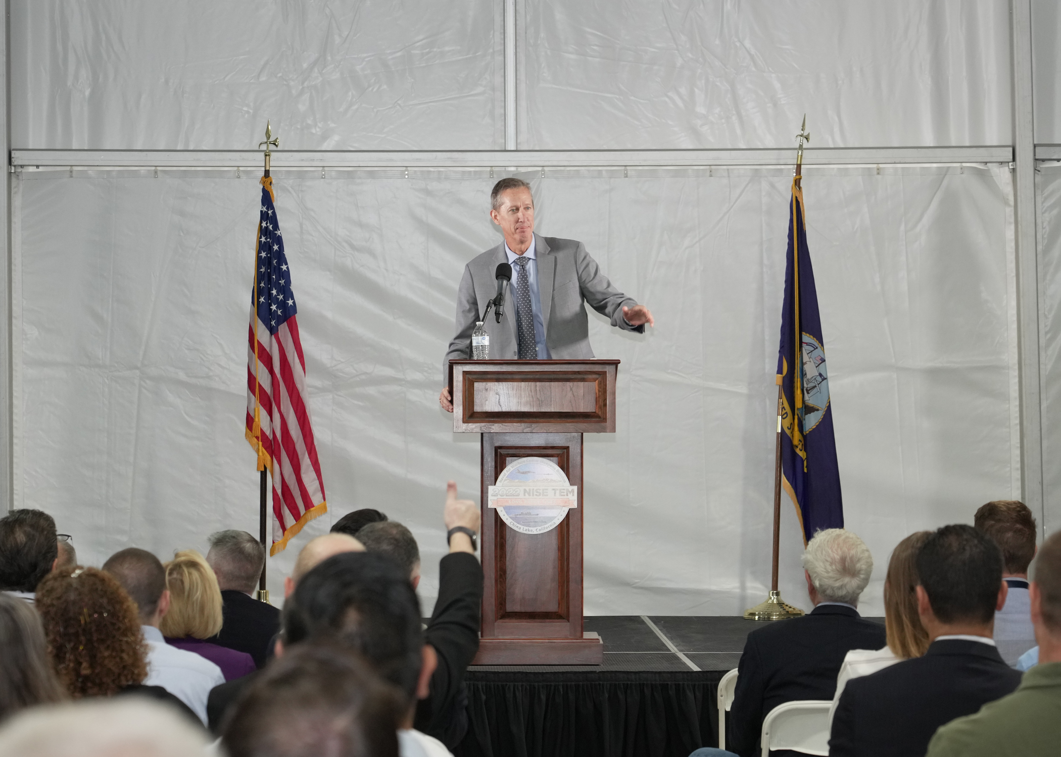 Seidle speaks at NISE TEM 2022_1 | NAVAIR