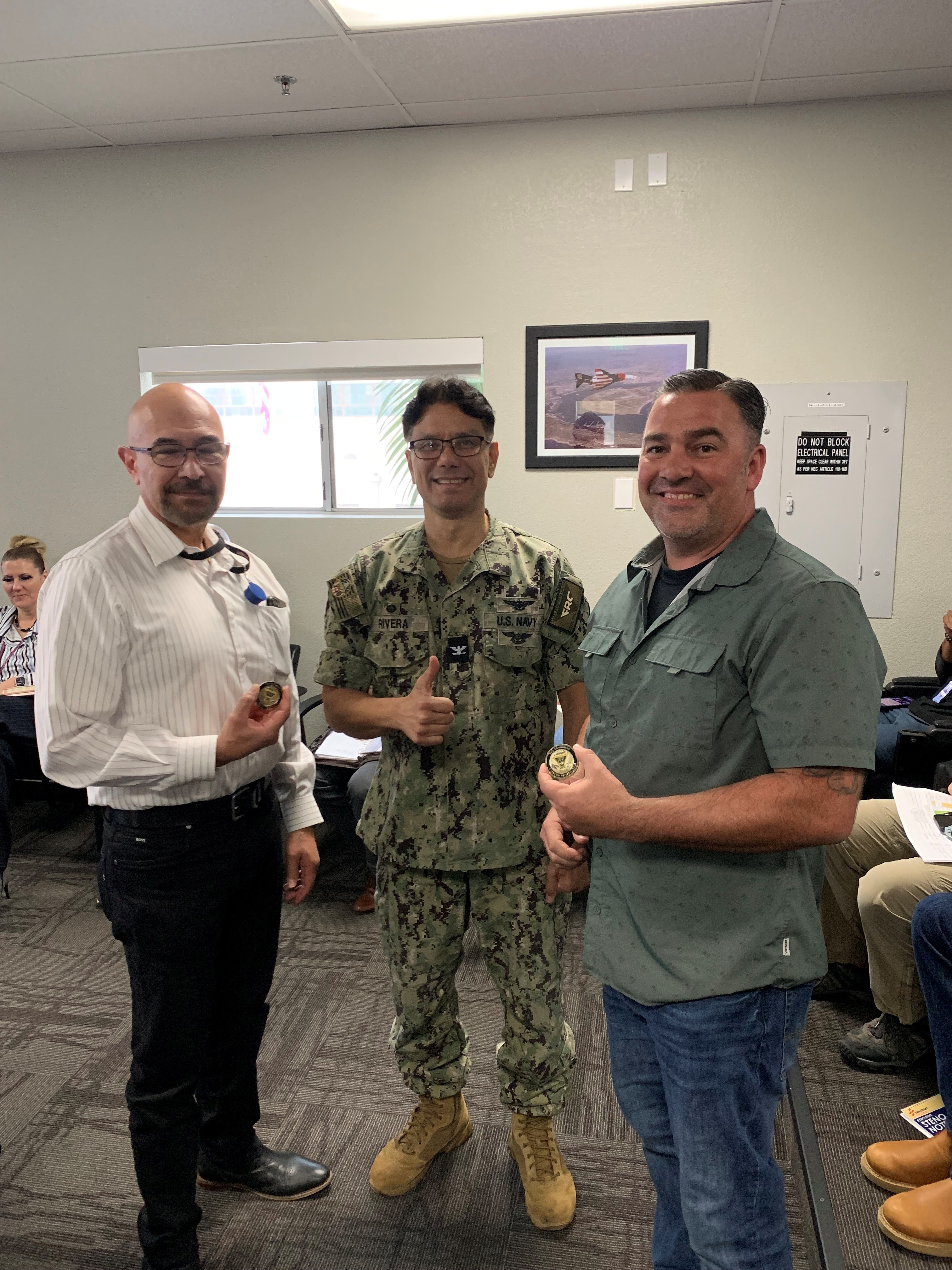 FRCSW Employees Earn Challenge Coin | NAVAIR