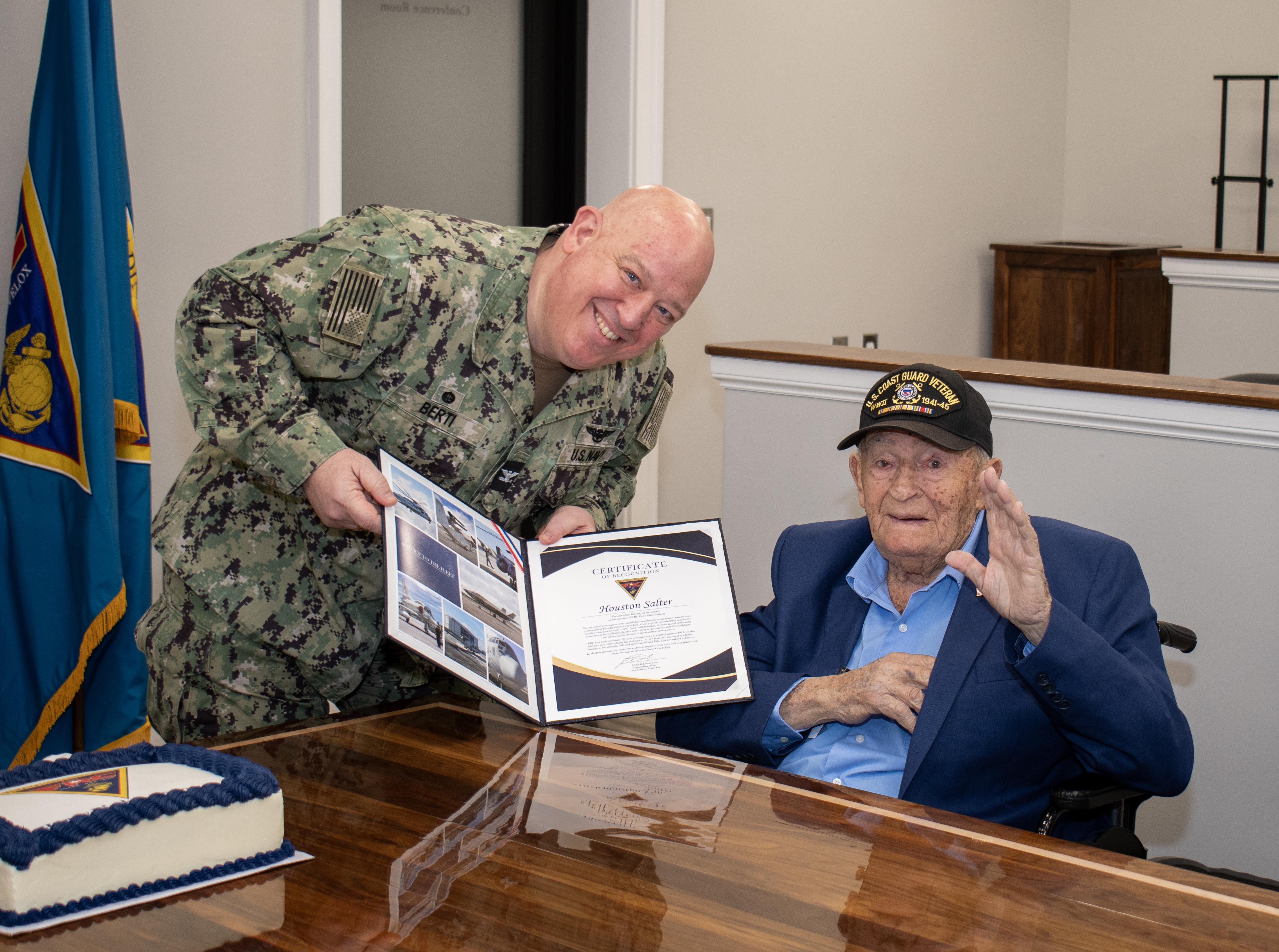 FRC East celebrates anniversary with 105-year-old retiree | NAVAIR