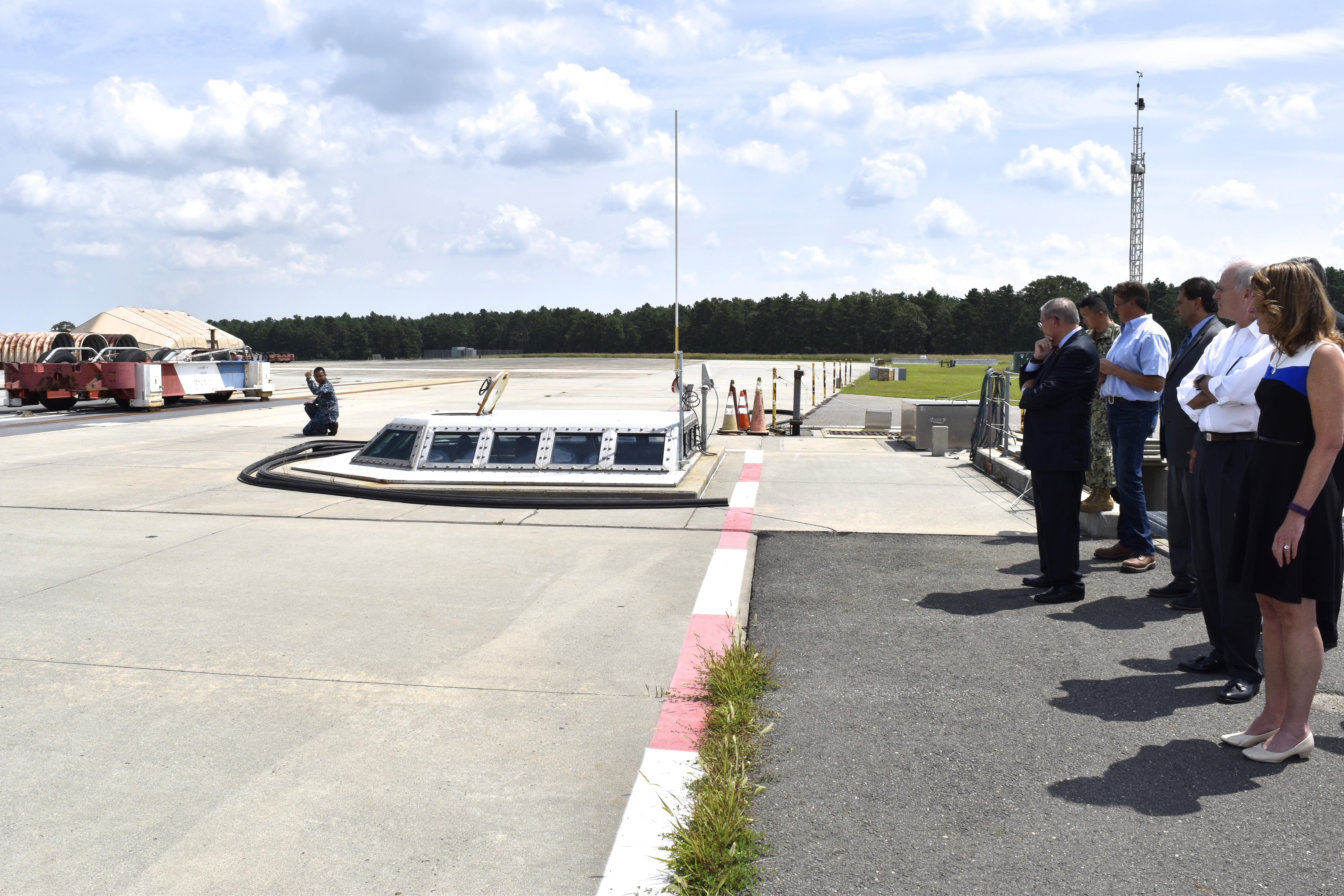 Secretary of the Navy sees latest in aircraft launch and recovery at ...